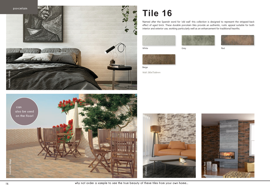 Feature Tiles for Floor & Walls, to create that Wow Factor. - Terrys Tiles