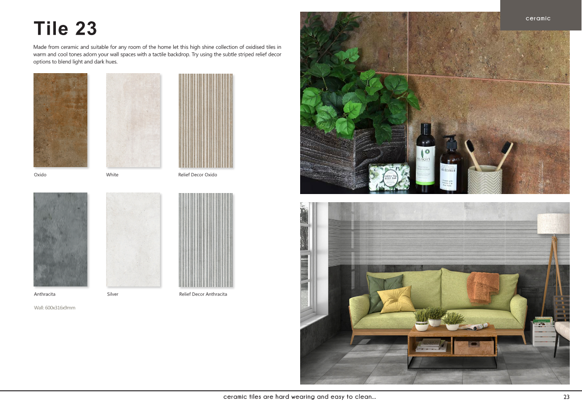 Wall Tiles for any room. - Terrys Tiles