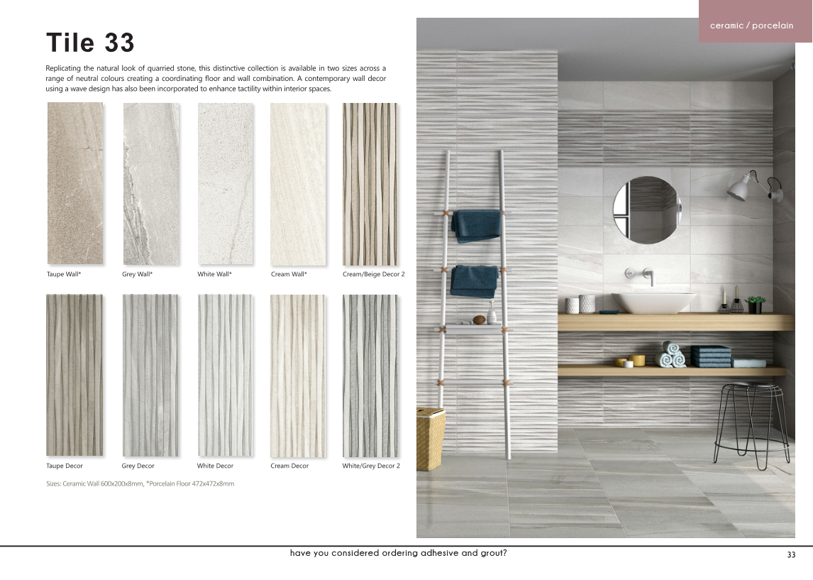 Feature Tiles for Floor & Walls, to create that Wow Factor. - Terrys Tiles