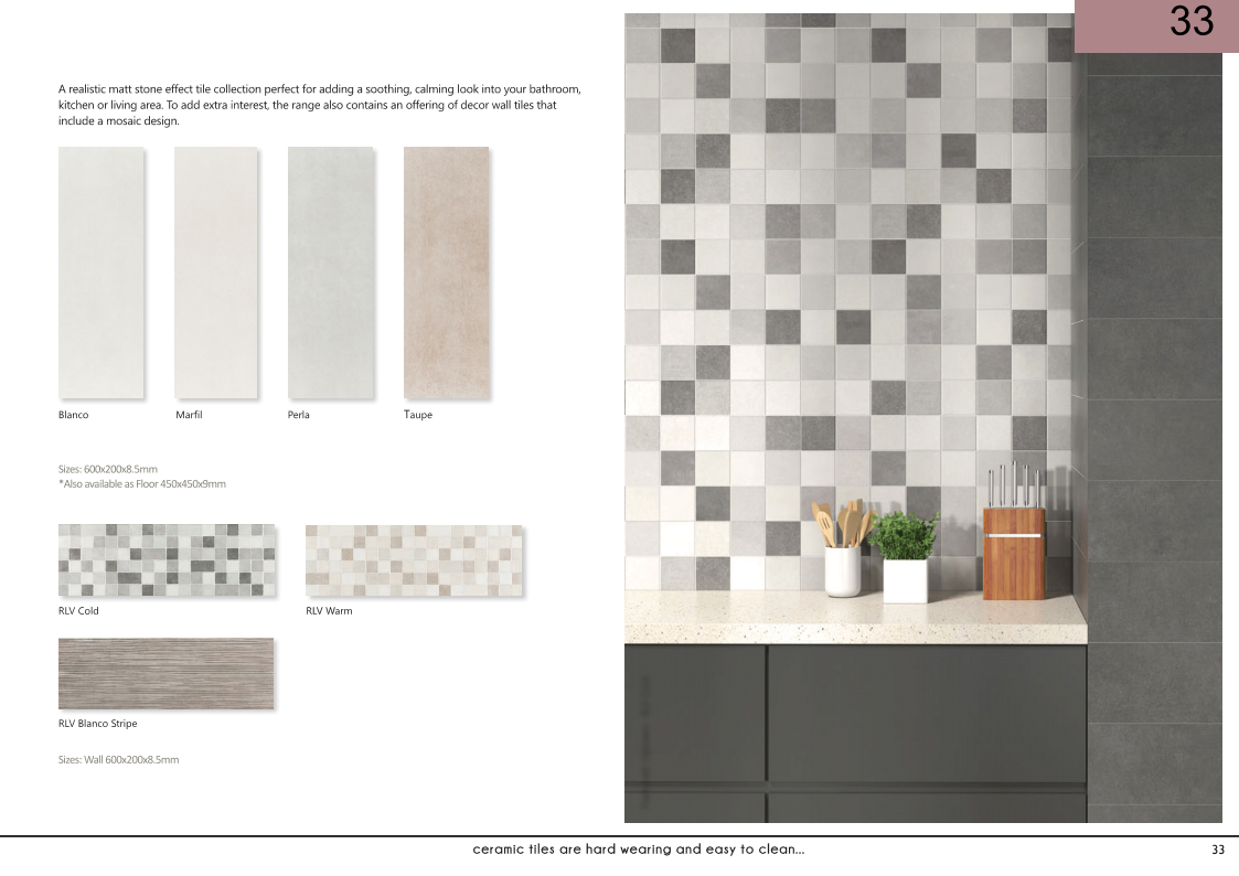 Wall Tiles for any room. - Terrys Tiles